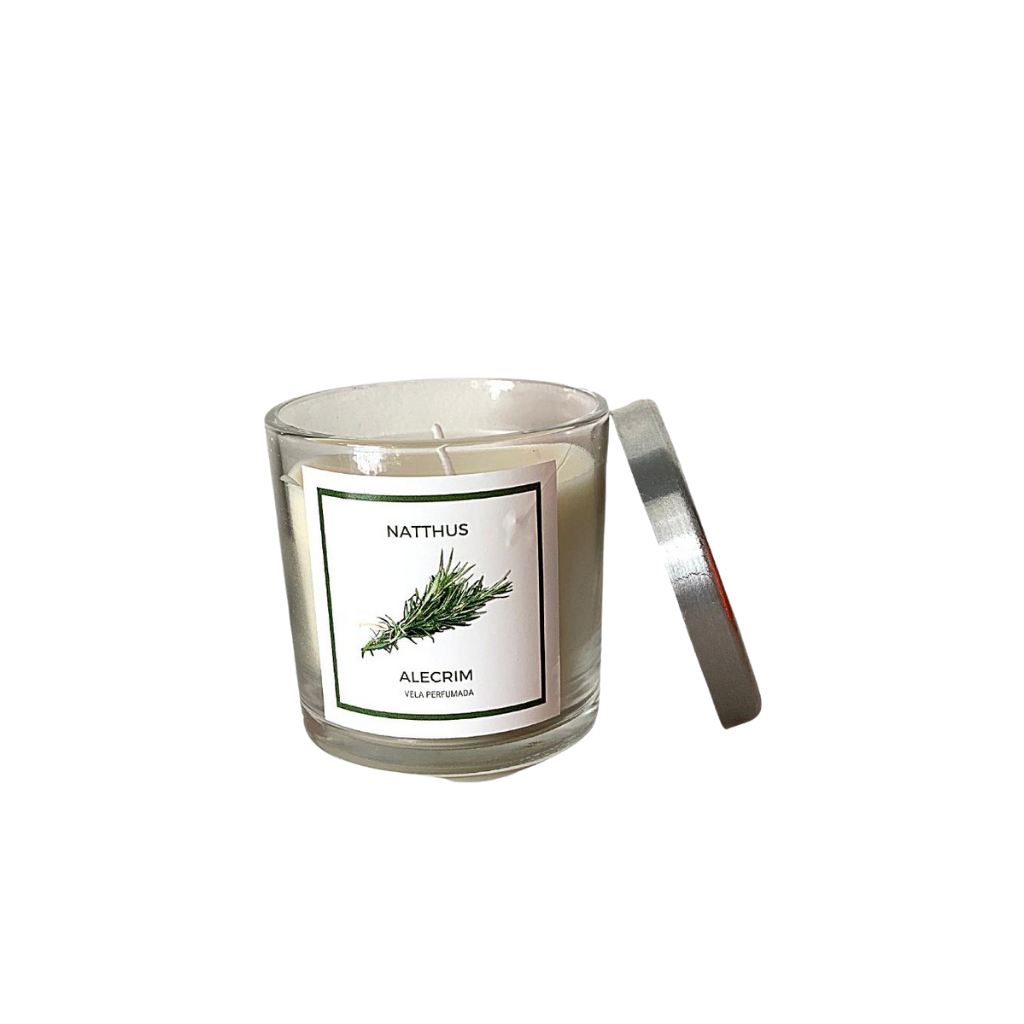 VELA MODERNA ALECRIM – 220g – Natthus