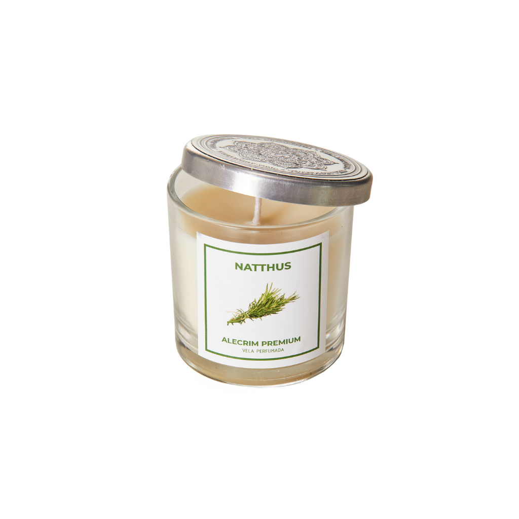 VELA MODERNA ALECRIM – 220g – Natthus