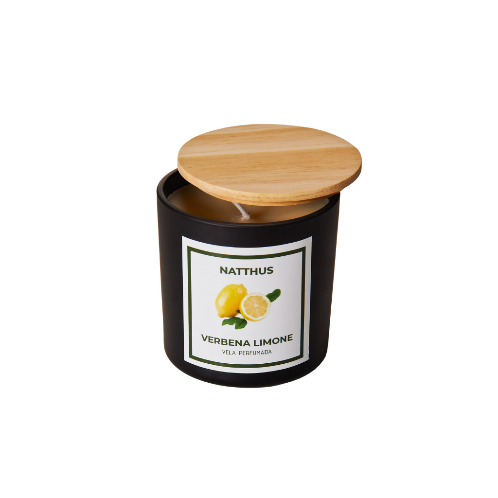 VELA MODERNA VERBENA LIMONE – 220g – Natthus